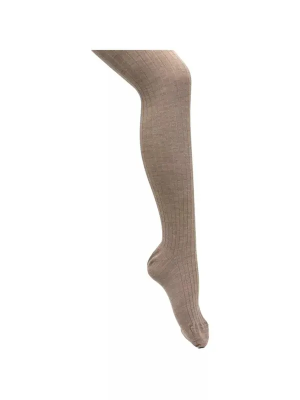 JIL SANDER Ribbed-knit Tights