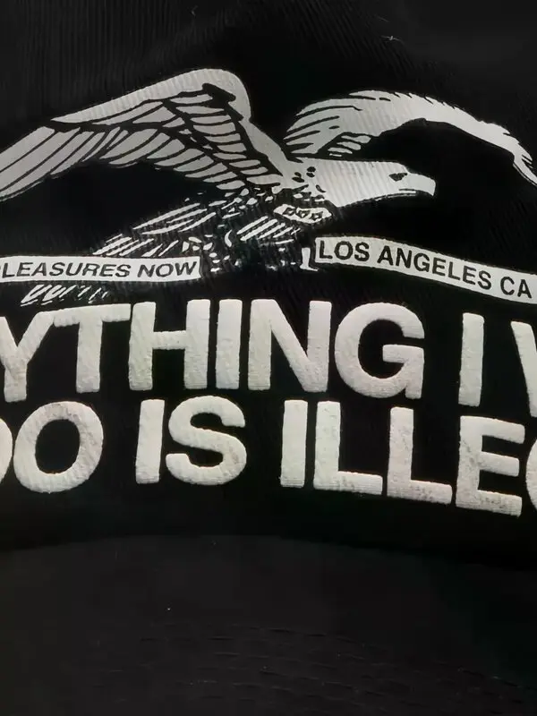 PLEASURES Illegal Snapback Cap