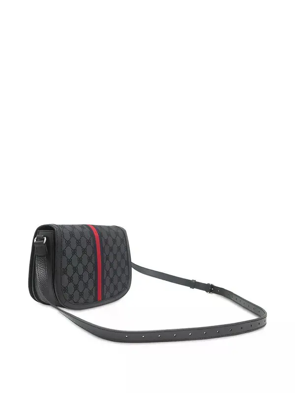 Balenciaga 2016-2026 The Hacker Project Bb Canvas Web Ophidia Crossbody Bag