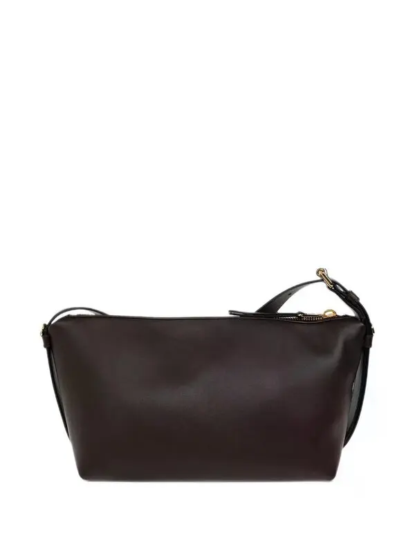 Moschino Logo-debossed Leather Shoulder Bag