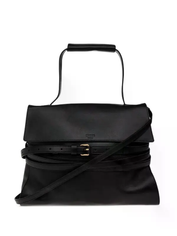 Moschino Medium Tie Me Tote Bag - Black