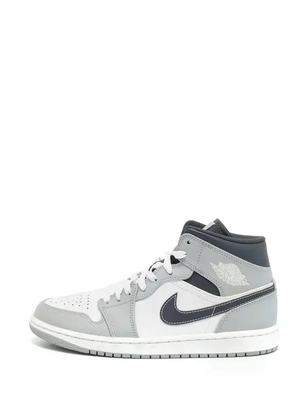 JORDAN Air 1 Mid-top Sneakers - Grey