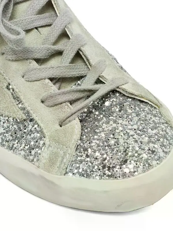 GOLDEN GOOSE Super-star Glitter Sneakers