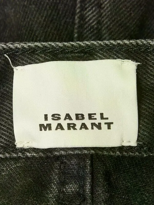 ISABEL MARANT VINTAGE Eneidao Frayed Denim Shorts