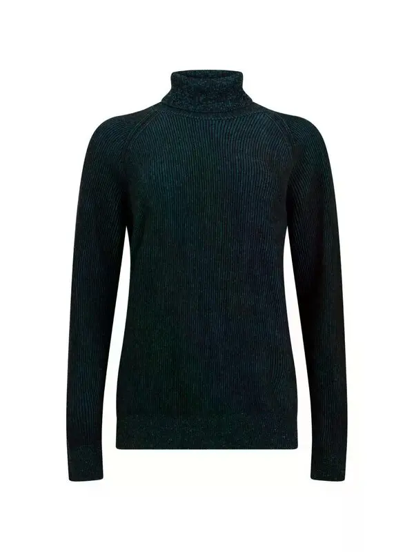 MOORER Dacrew-sv Ribbed-knit Roll-neck Sweater