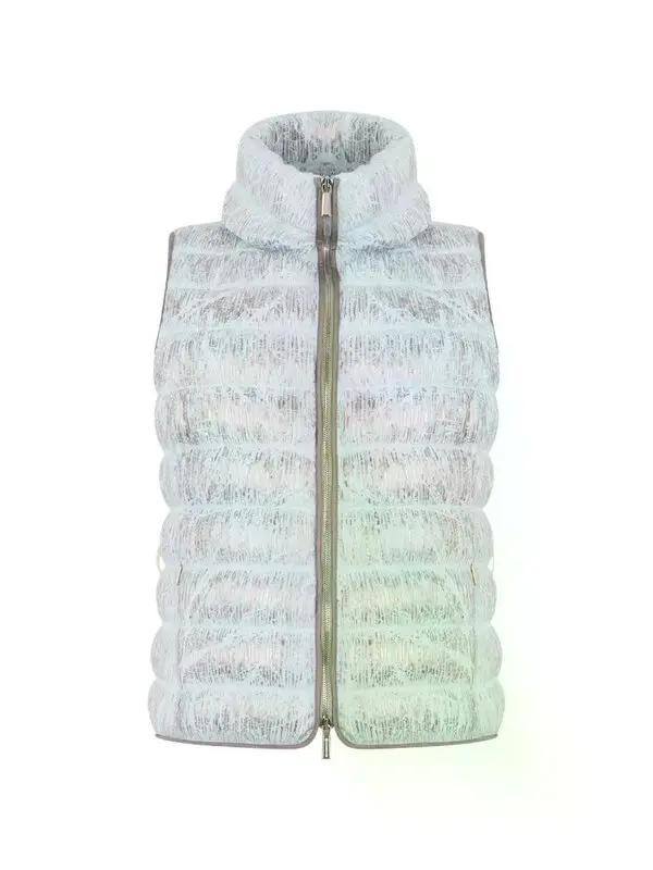 MOORER Mil-vap Quilted-metallic Gilet