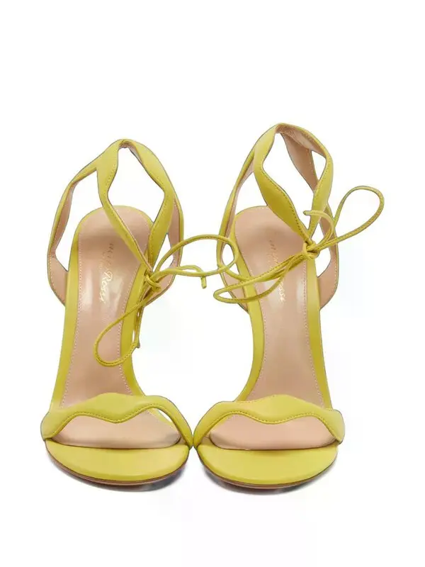 GIANVITO ROSSI Wavy Ankle-strap Sandals