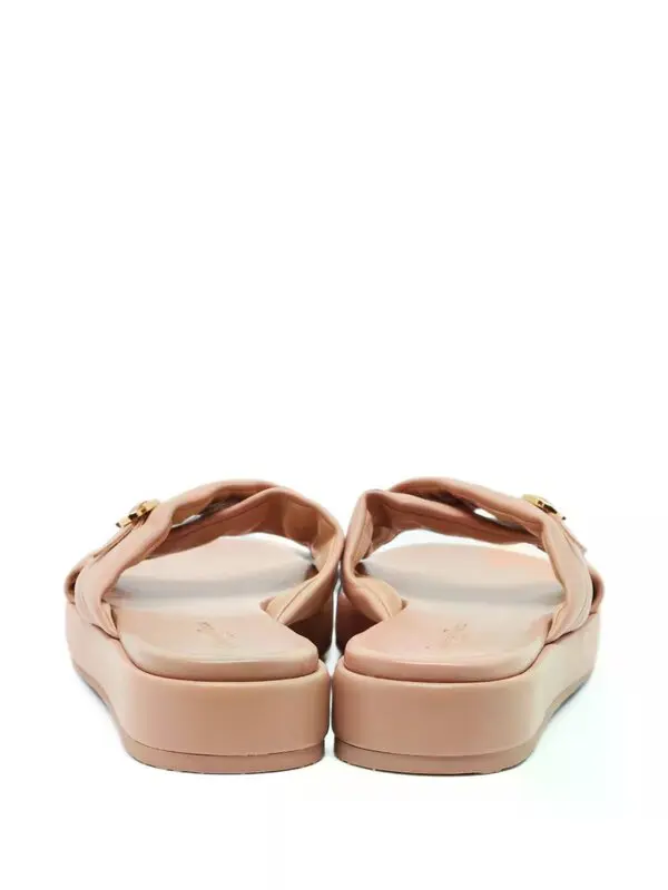 GIANVITO ROSSI Alima Crossover Sandals - Neutrals