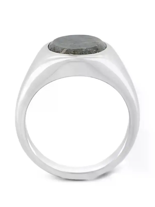 Tom Wood Lizzie Larvikite Ring
