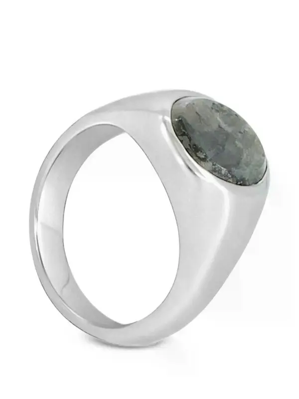 Tom Wood Lizzie Larvikite Ring
