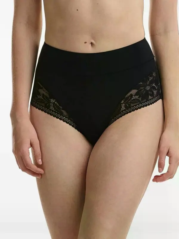 WOLFORD Lace-trim High-waisted Briefs