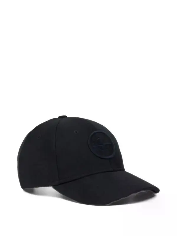 Stone Island 9100010 Wool Nylon Flannel Baseball Cap
