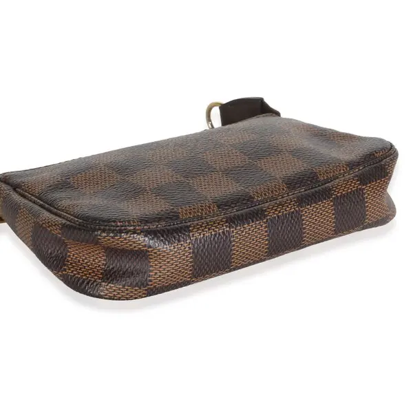 LOUIS VUITTON Damier Ebene Canvas Pochette Accessoires - Brown