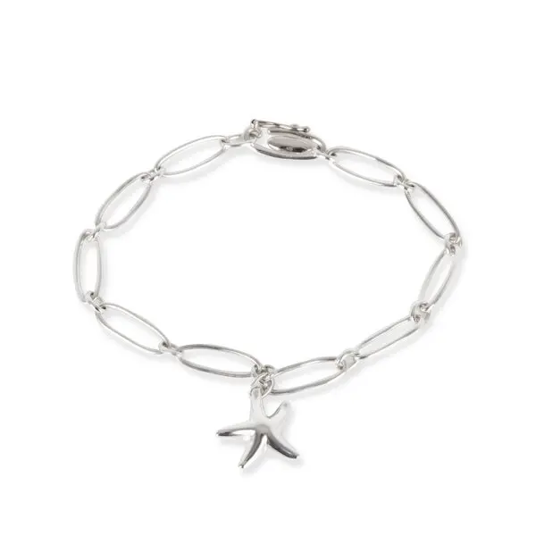 Tiffany & Co. Sterling Silver Elsa Peretti Starfish Charm Bracelet - Sterling_silver