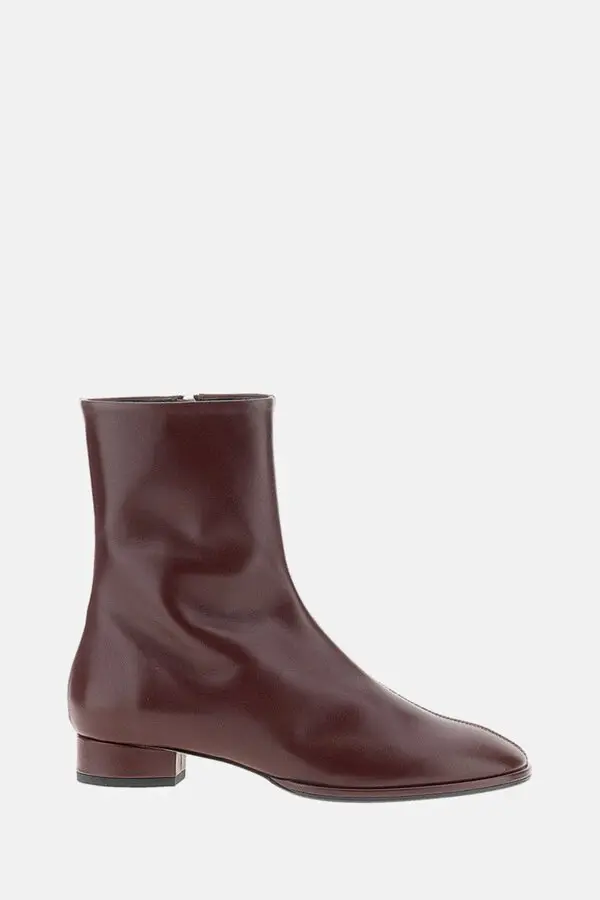 AEYDE Roisin Leather Ankle Boots