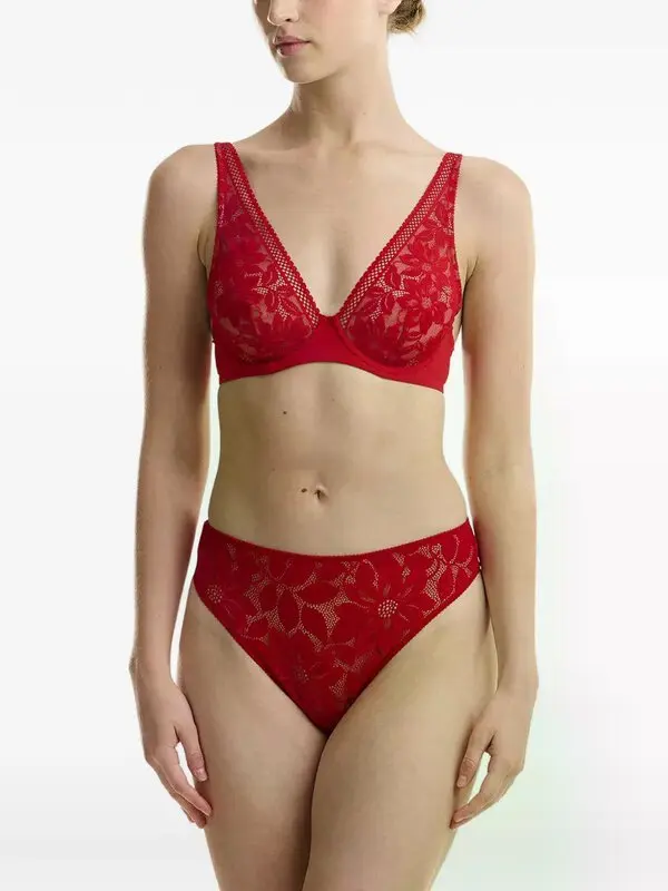 Wolford Floral-lace Thong