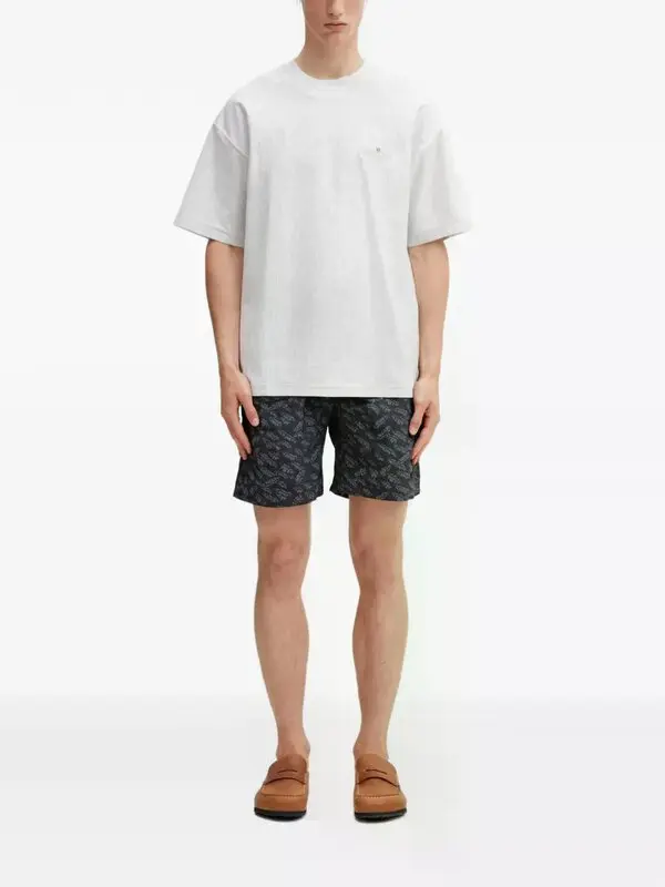 Gramicci Leaf-print Belted Shorts