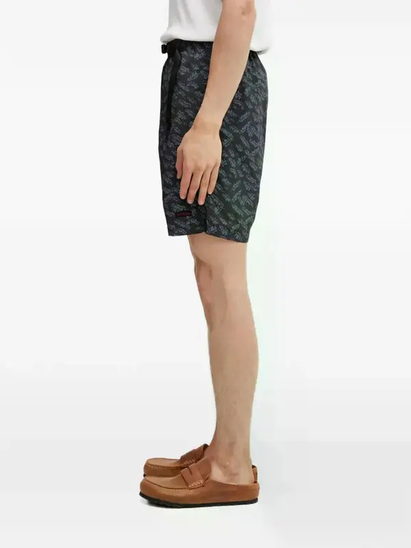 Gramicci Leaf-print Belted Shorts
