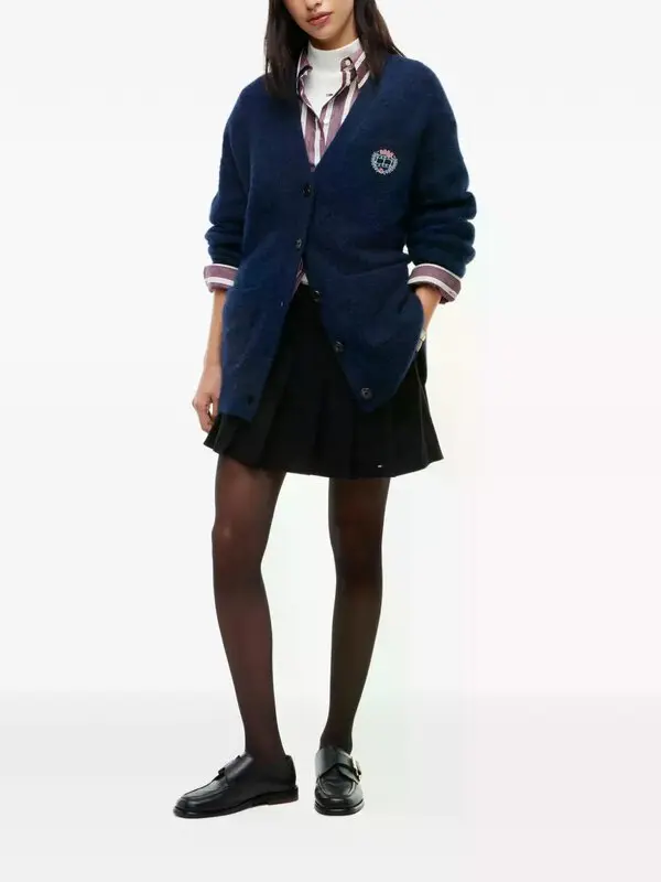 Tommy Hilfiger Logo-patch V-neck Cardigan