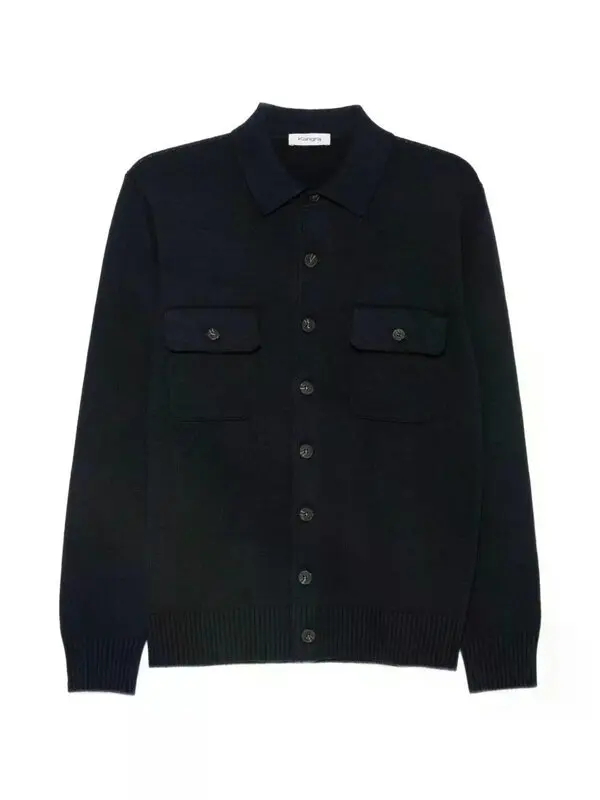 KANGRA Button-up Pocket-detail Cardigan