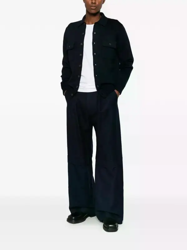 KANGRA Button-up Pocket-detail Cardigan