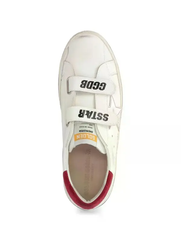 GOLDEN GOOSE Old School Star-patch Leather Sneakers