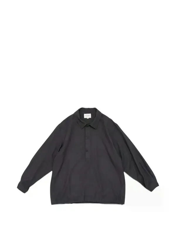 STILL BY HAND Drawstring-hem Shirt Jacket