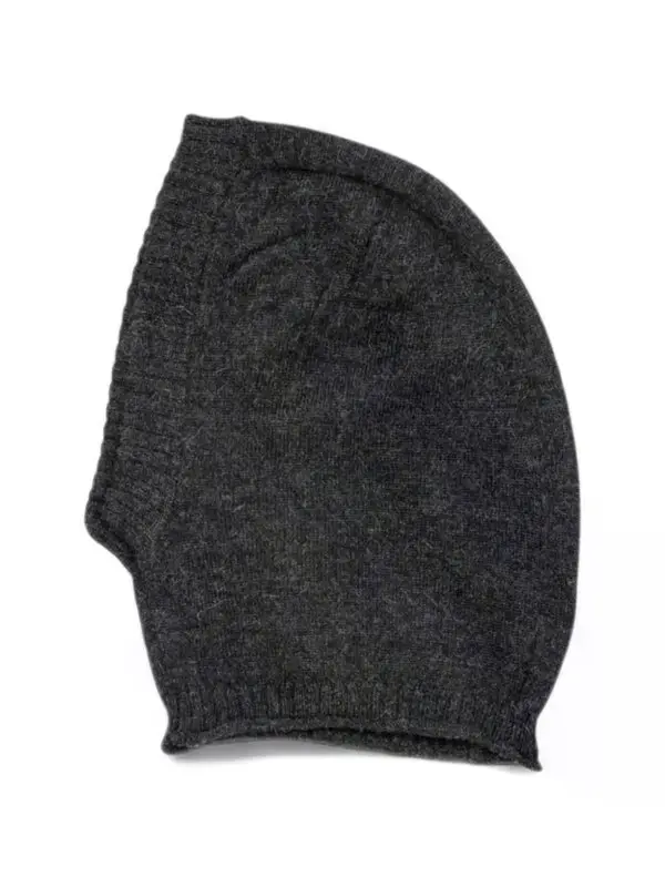 STILL BY HAND Knitted Balaclava - Grey