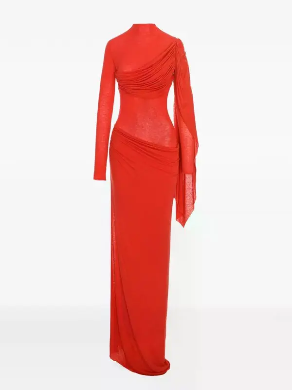 MANURI Medeea Draped Maxi Dress