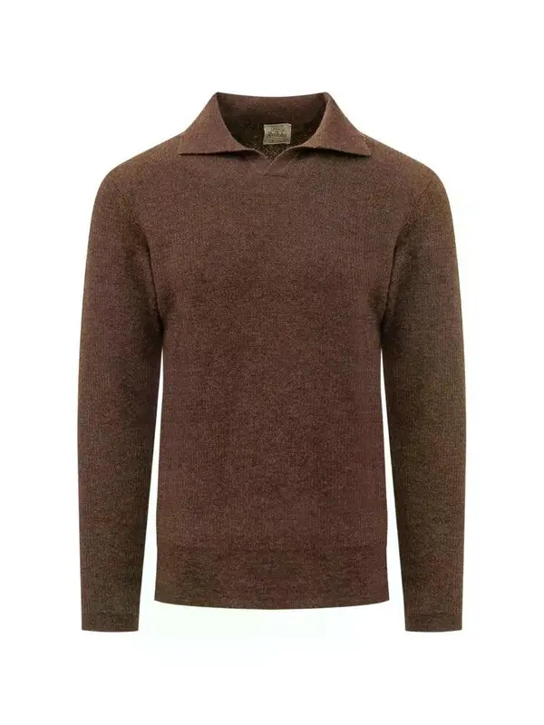RAKKI Long-sleeve Polo Sweater