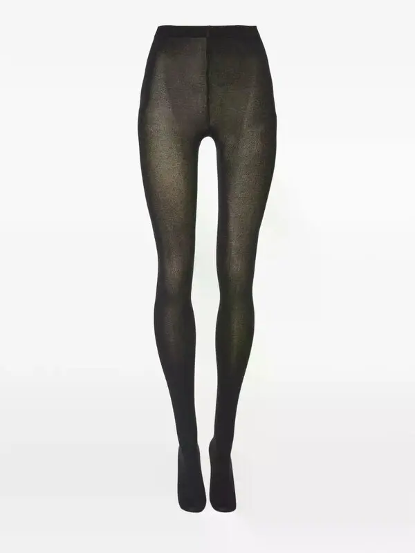 Wolford Cotton Velvet Tights - Black