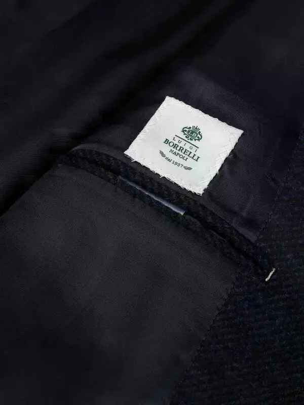 LUIGI BORRELLI Notched-lapel Double-breasted Coat
