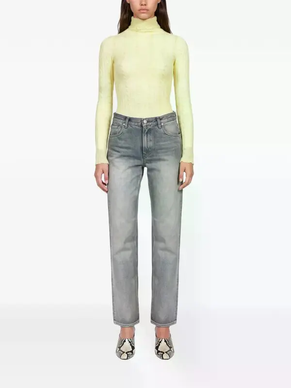 HAIKURE Margie Cable-knit Roll-neck Bodysuit