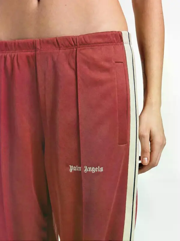 PALM ANGELS Logo-print Side-stripe Track Pants