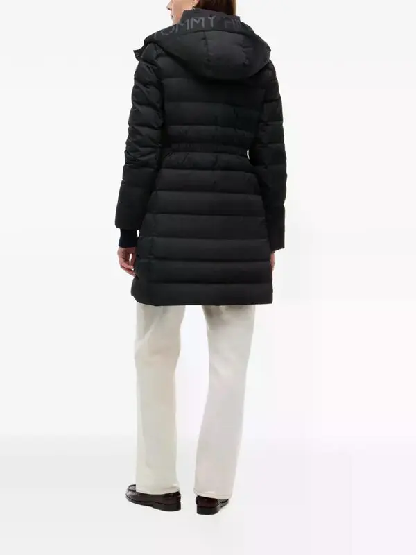 Tommy Hilfiger Hooded Single-breasted Coat