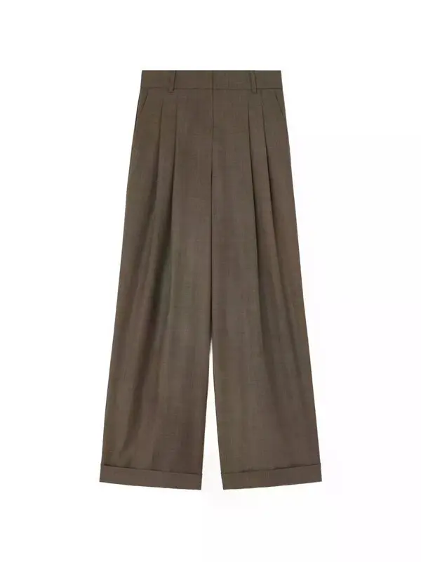 GANNI Trousers In Wool Suiting