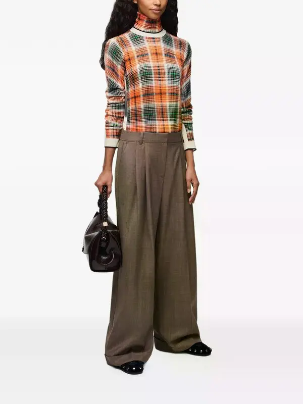 GANNI Trousers In Wool Suiting