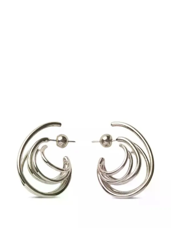 PANCONESI Small Orbit Earrings - Silver