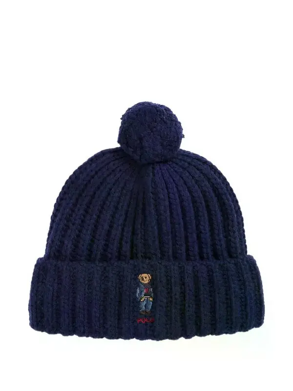 Polo Ralph Lauren Polo Bear Rib Pom-pom Beanie