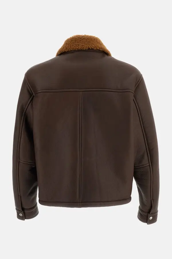 EMMETI Montone Nappato Con Zip - Marrone