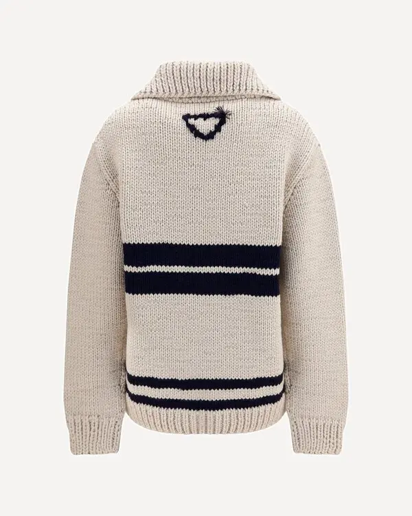 Prada Wool Zip Cardigan