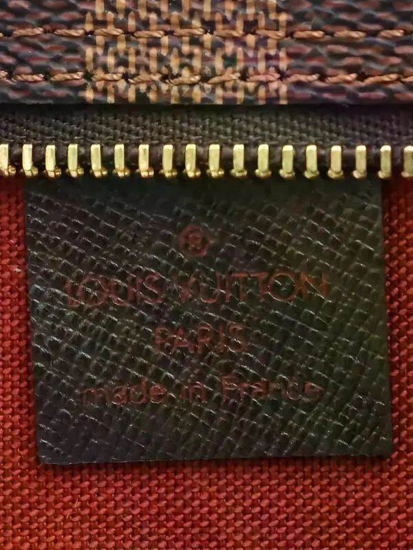 LOUIS VUITTON 1999 Damier Ebene Trousse Pochette Handbag
