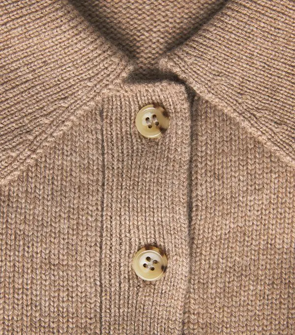 Almada Label Wool-cashmere Polo Sweater