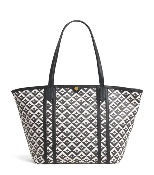 Harrods Coated Canvas Geometric Tote Bag