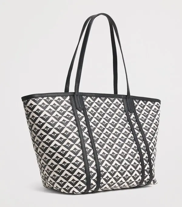 Harrods Coated Canvas Geometric Tote Bag