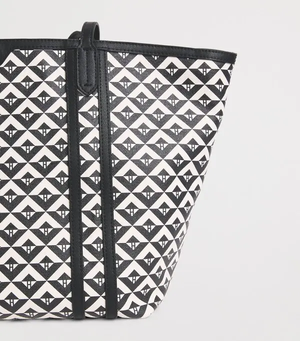 Harrods Coated Canvas Geometric Tote Bag