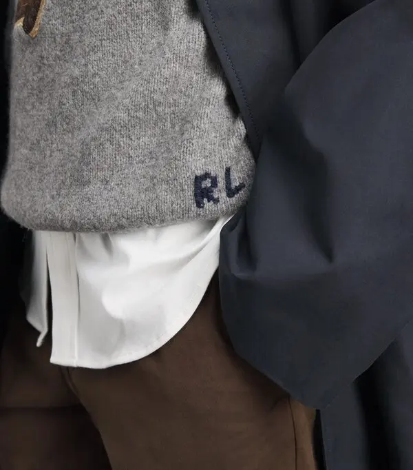 POLO RALPH LAUREN Wool-cashmere Polo Bear Sweater