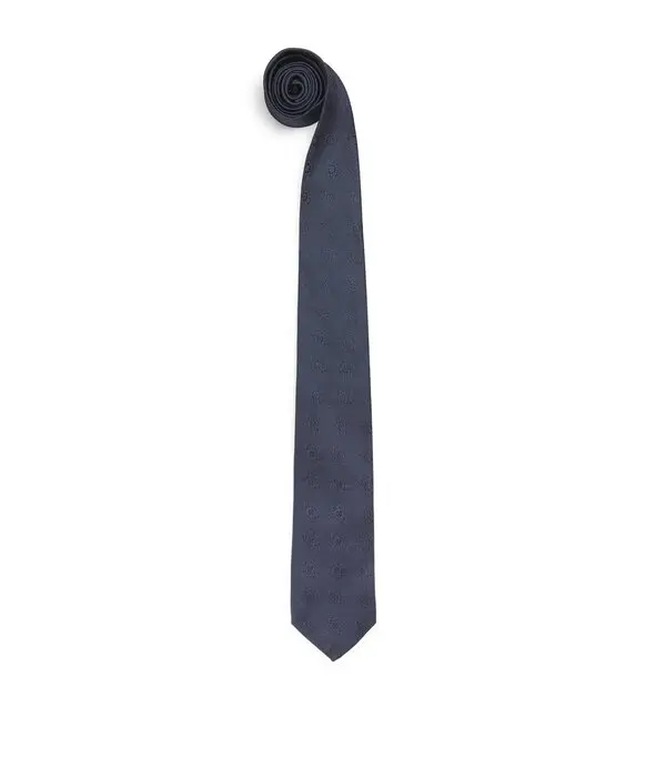 Harrods Silk Floral Jacquard Tie