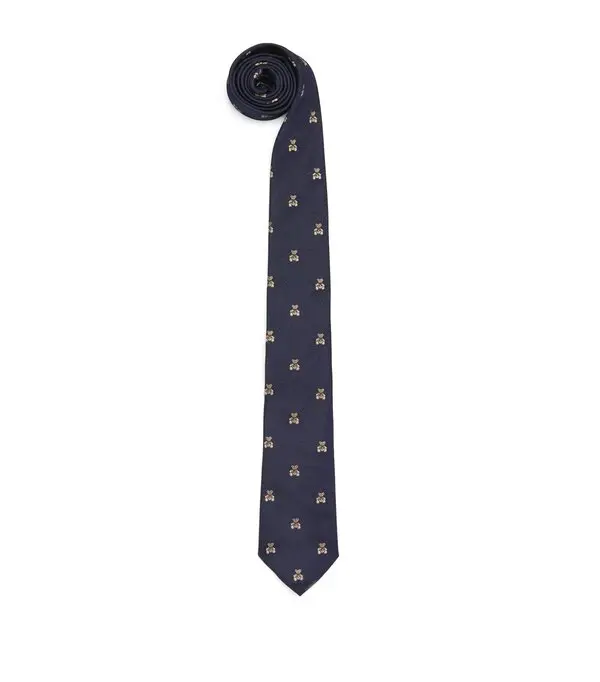 Harrods Silk Henry Bear Tie