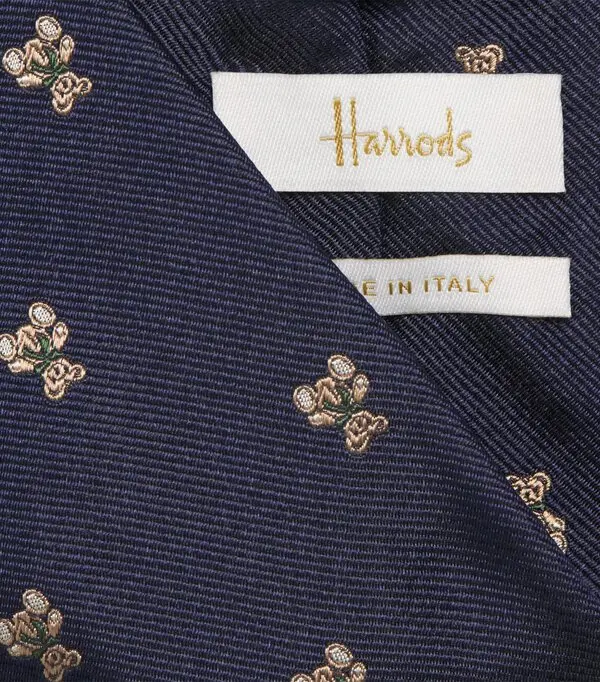 Harrods Silk Henry Bear Tie
